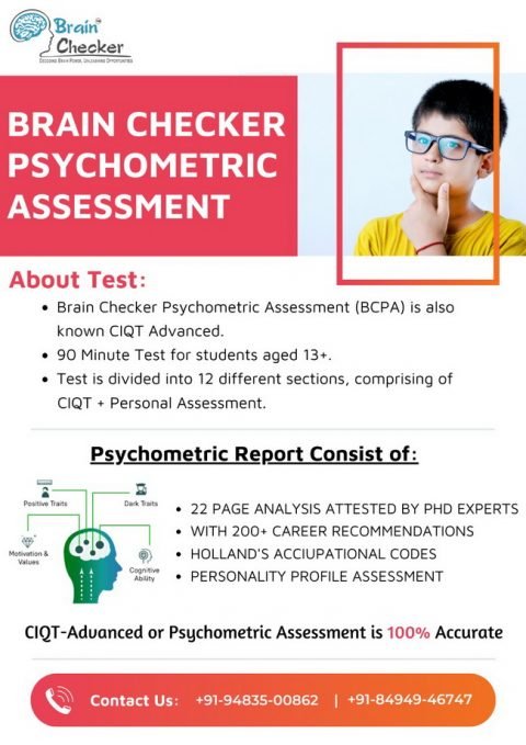 Psychometric Test - Brainpoweredu